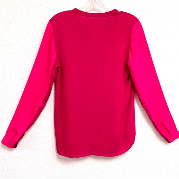 Elie Tahari | Tops | Elie Tahari Layne Colorblock Silk Blouse | Poshmark
